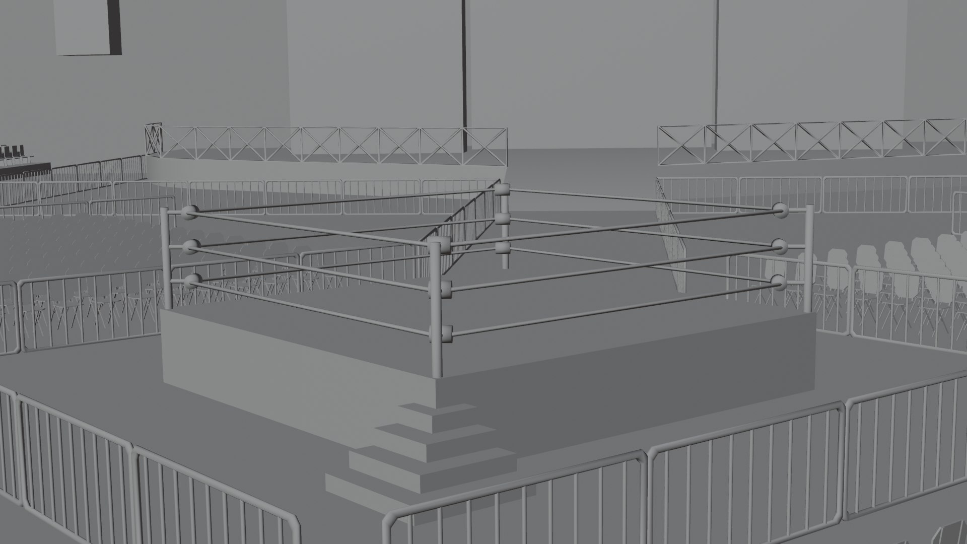 VR Wrestling Ring 3D - TurboSquid 2153718