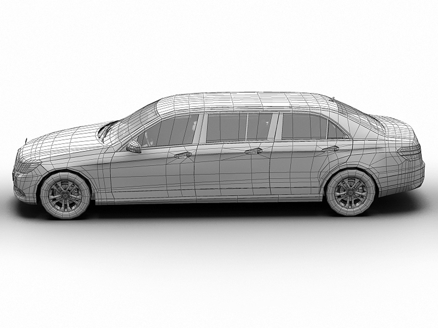 Mercedes Benz E-class 3d Model