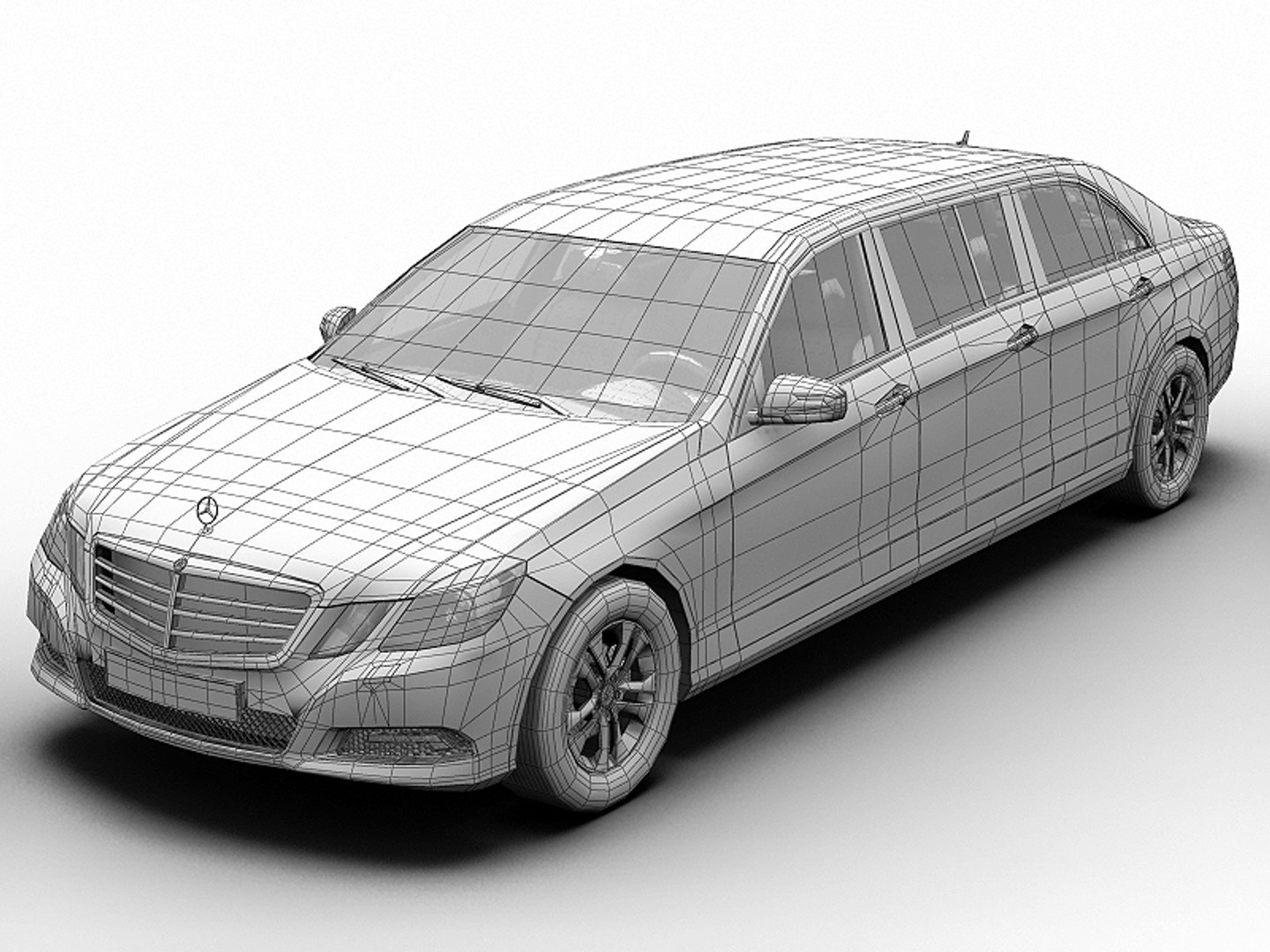 Mercedes Benz E-class 3d Model