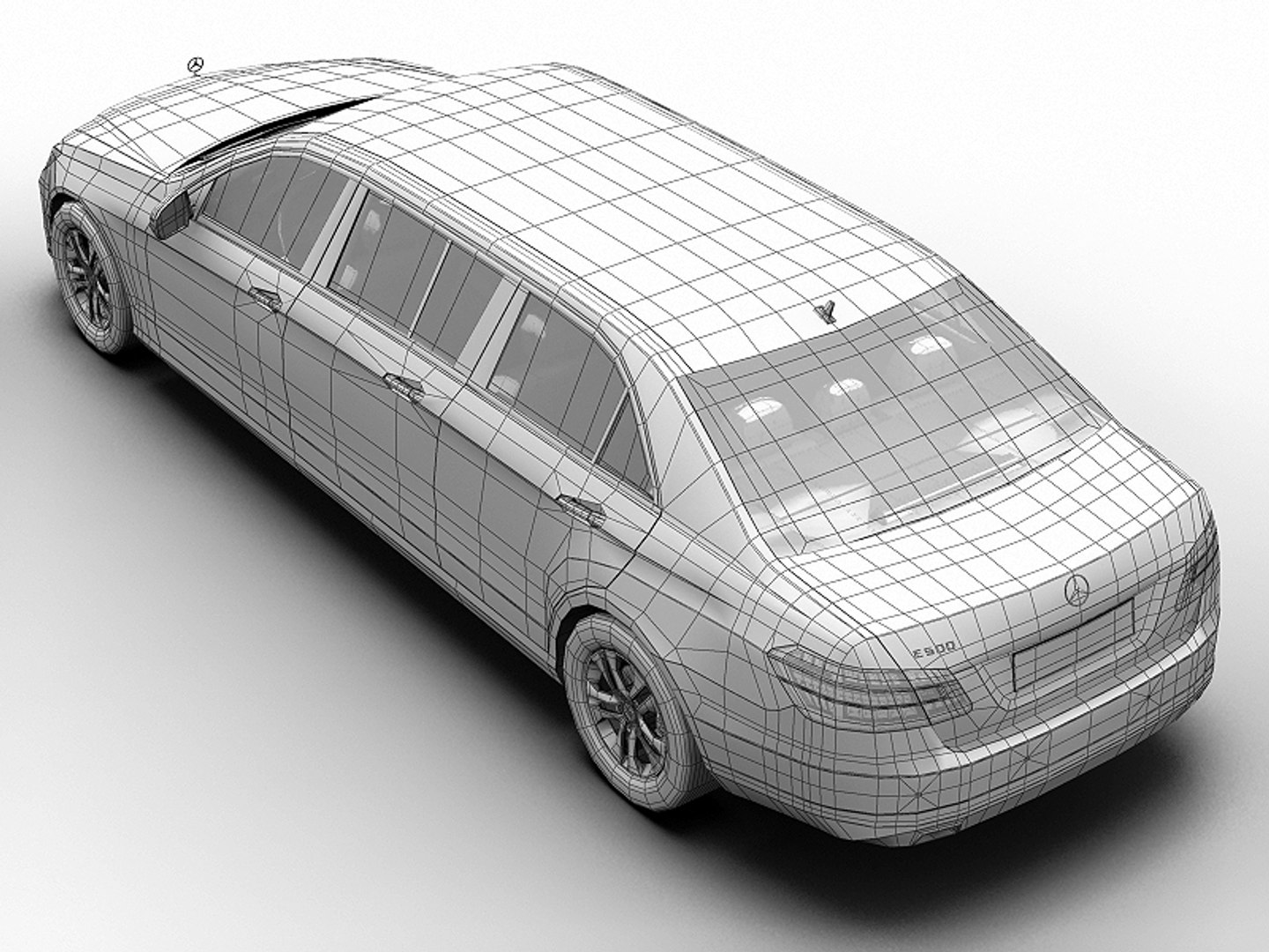 Mercedes Benz E-class 3d Model