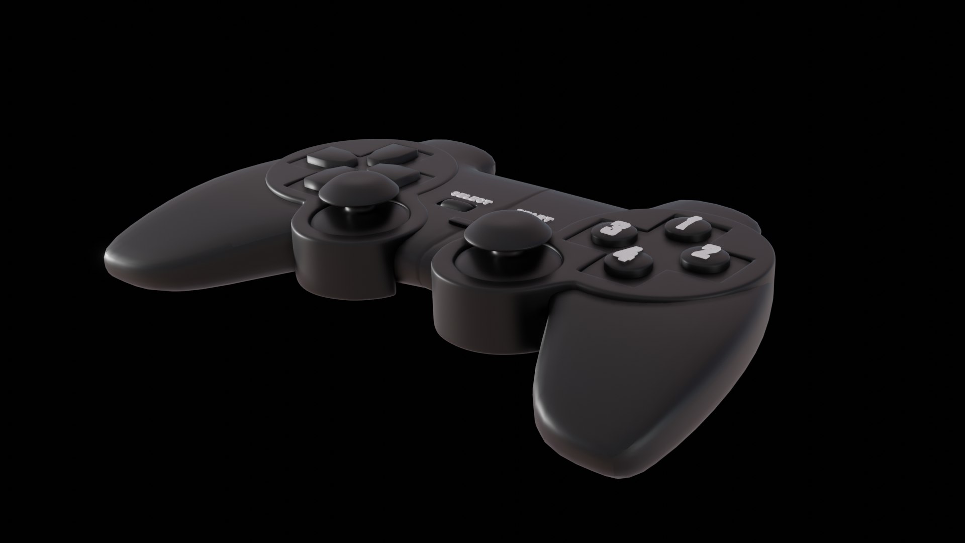 PS2 joystick 3D model - TurboSquid 1961361