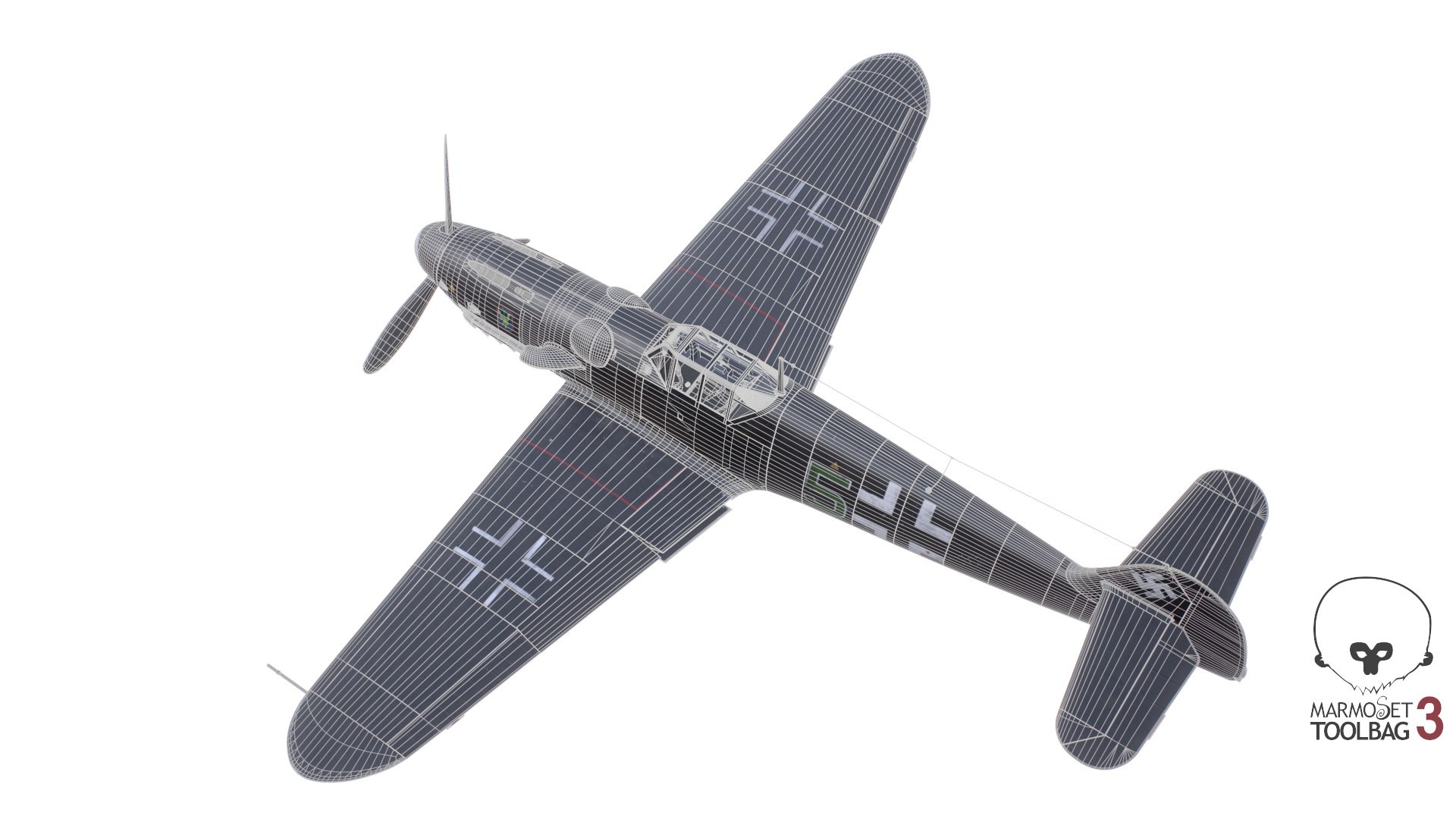 3D Bf 109 Bf-109 German - TurboSquid 1229824