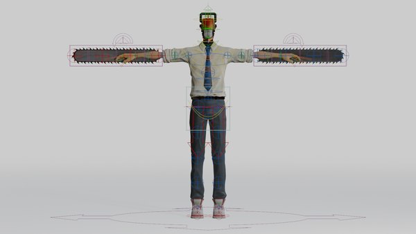 Chainsaw Man 3d model - Rigged - Blender 3D 모델 - TurboSquid 2028181