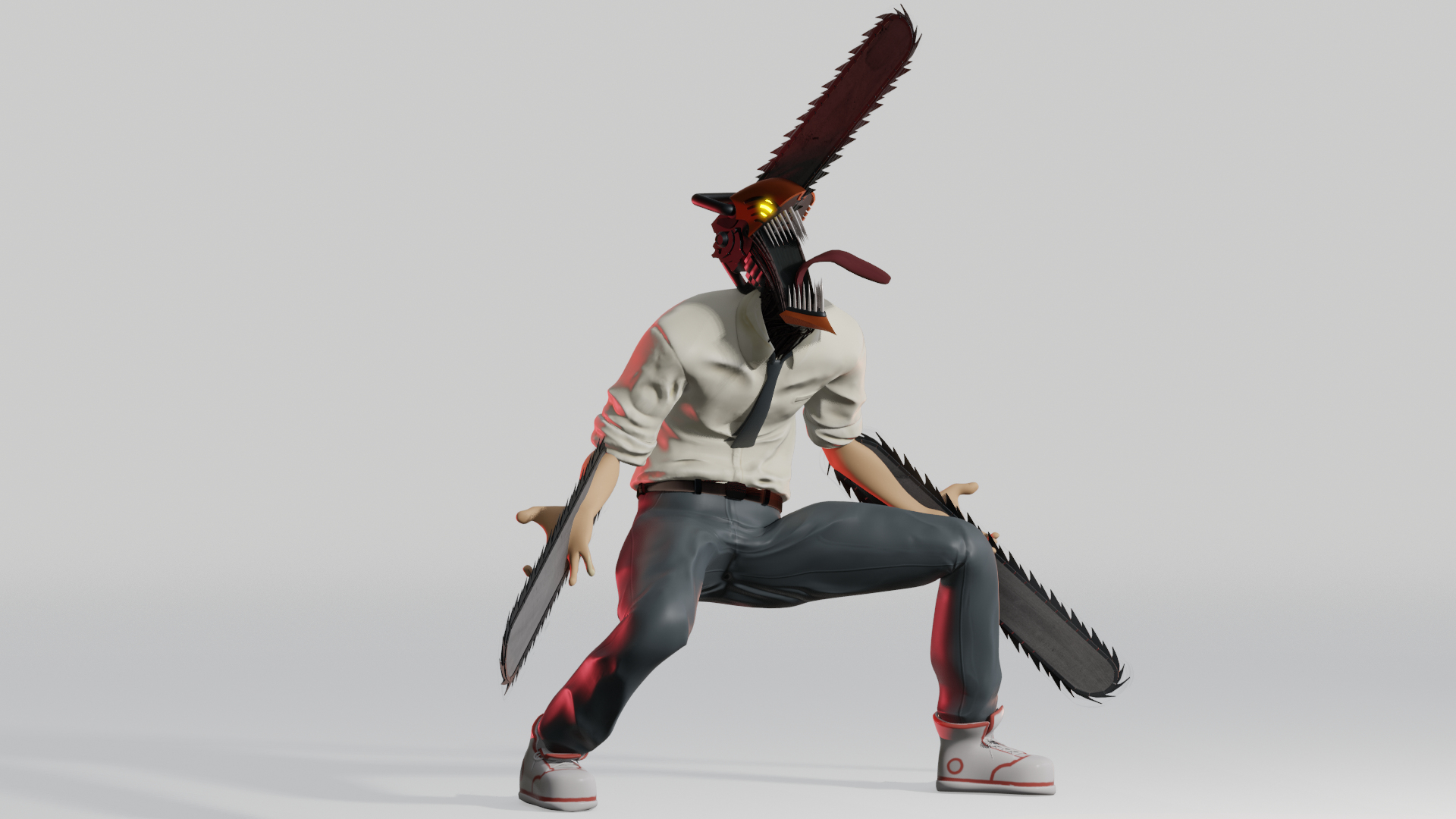 Chainsaw Man 3d Model - Rigged - Blender 3D Model - TurboSquid 2028181