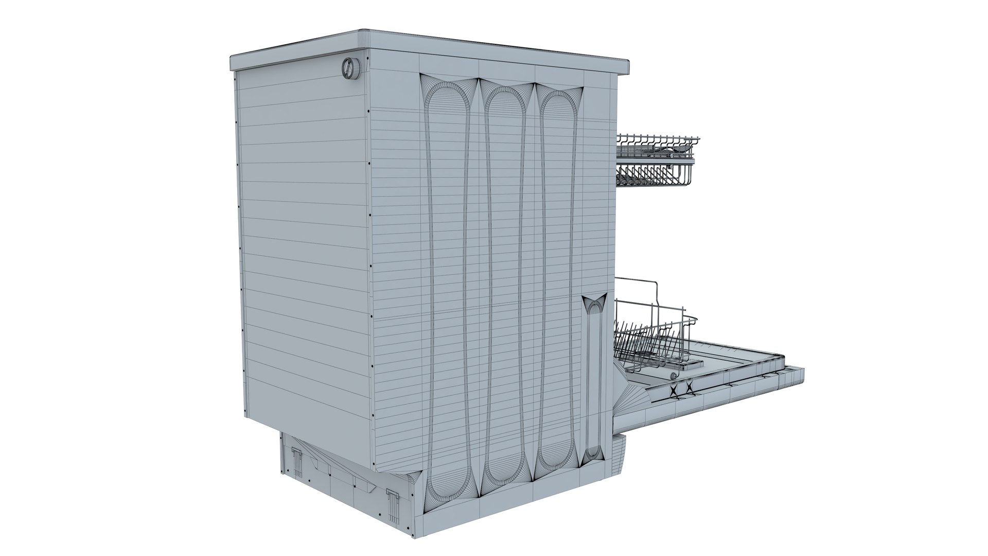 Open Dishwasher 3D Model - TurboSquid 2269201