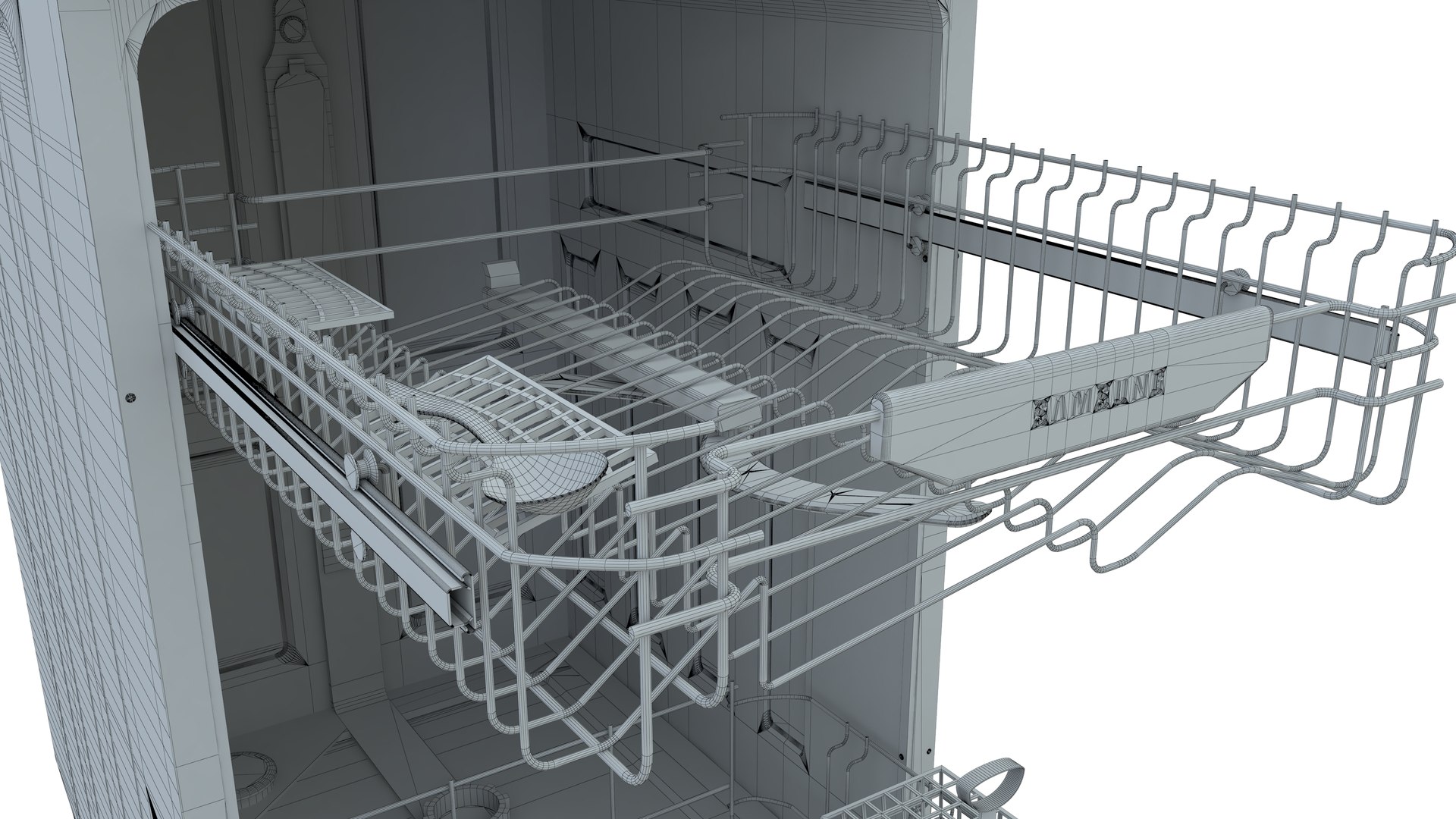Open Dishwasher 3D Model - TurboSquid 2269201