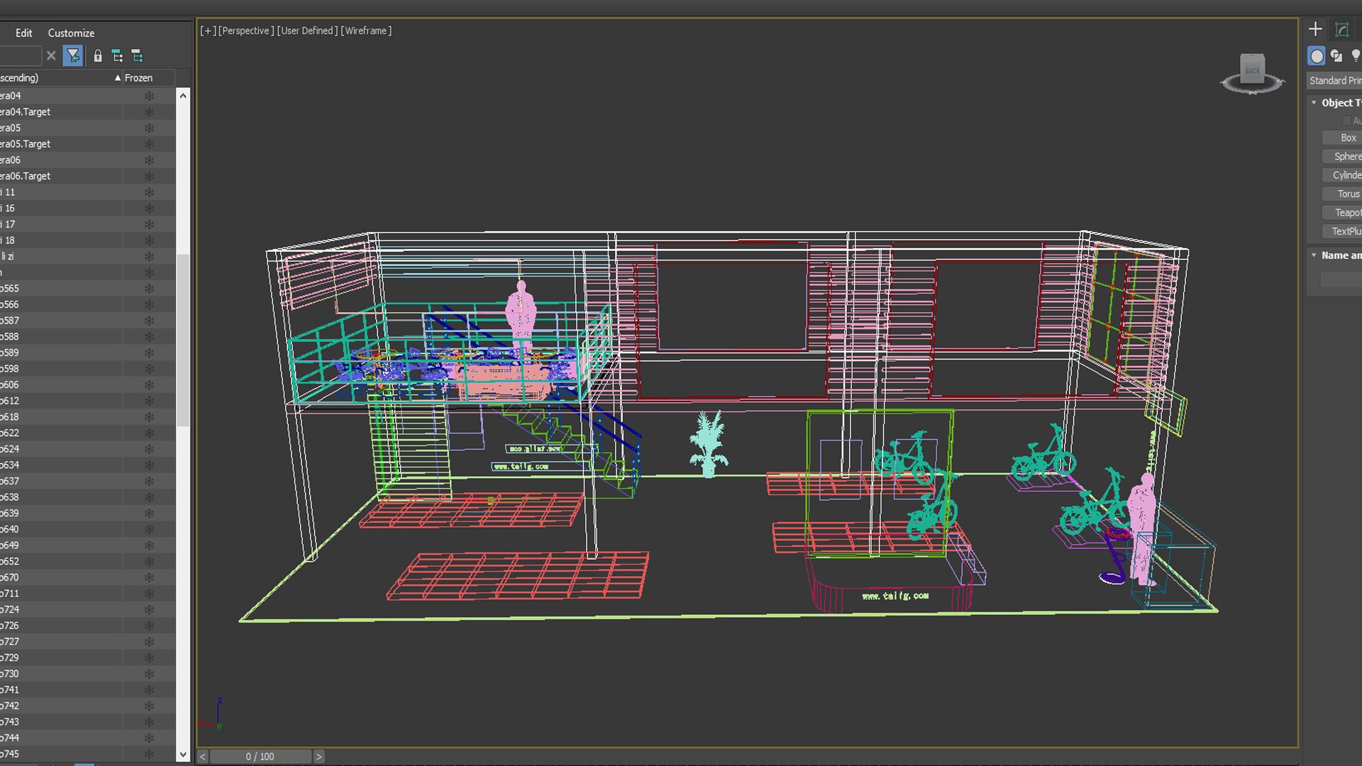 3D Model 4 Side Open Stand - TurboSquid 1995163