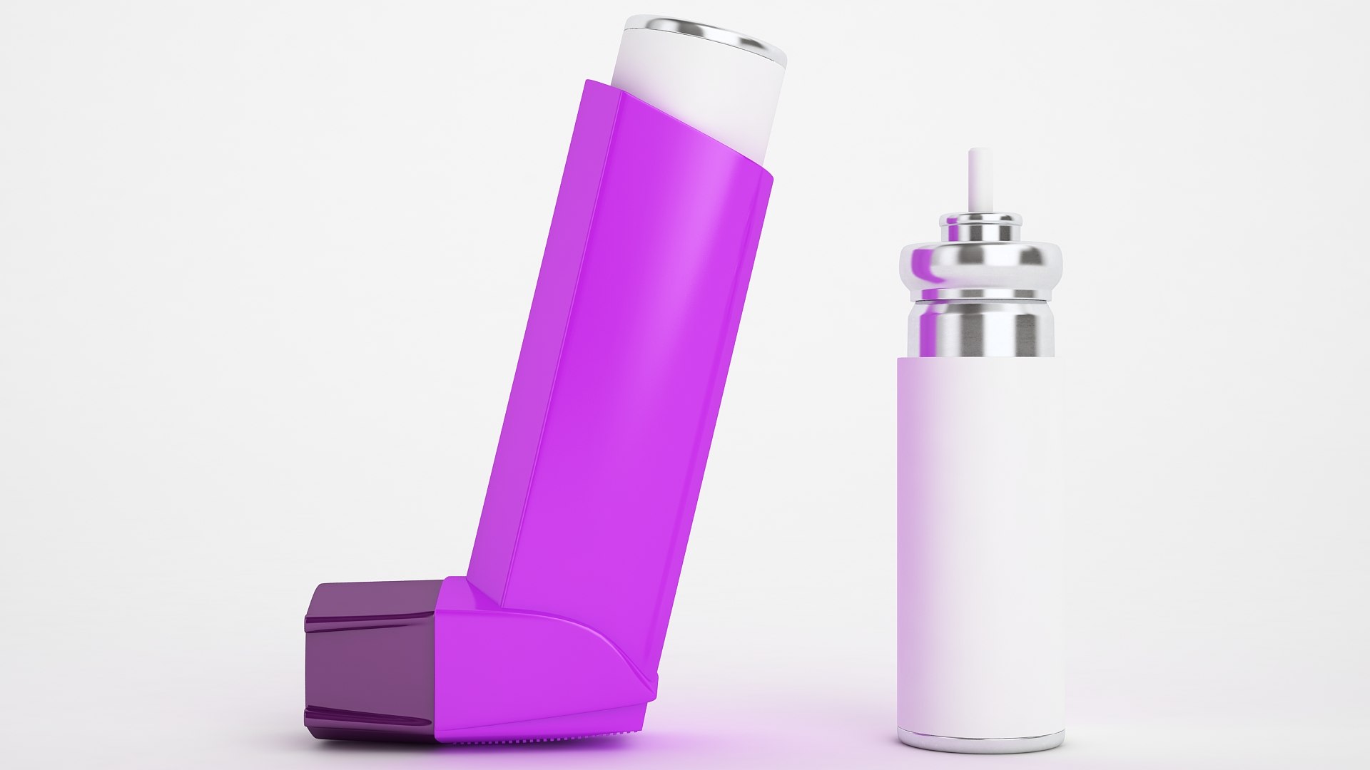Asthma Inhalers Model - TurboSquid 1634124