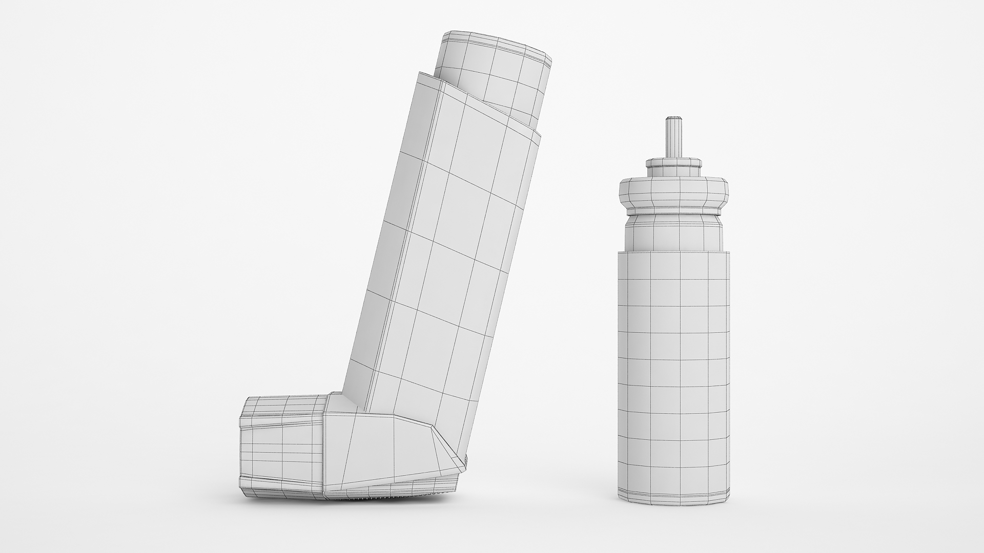 Asthma Inhalers Model - TurboSquid 1634124