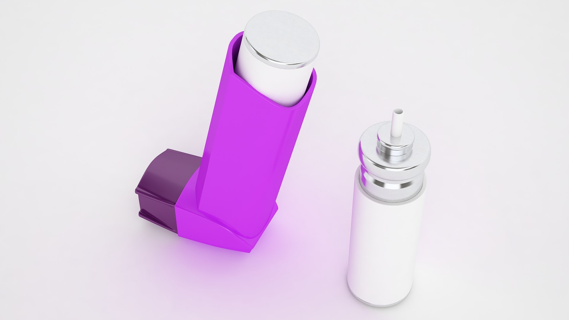 Asthma Inhalers Model - TurboSquid 1634124