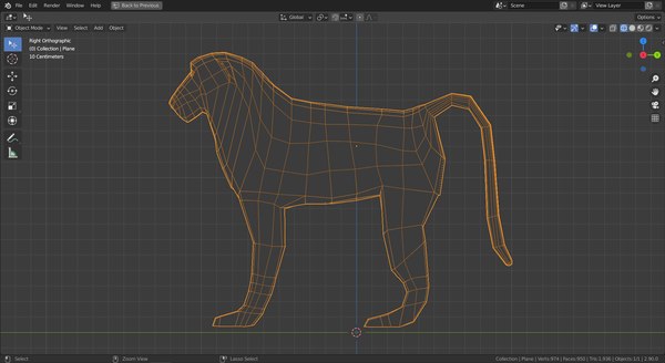 Animal mammal baboon 3D model - TurboSquid 1647468