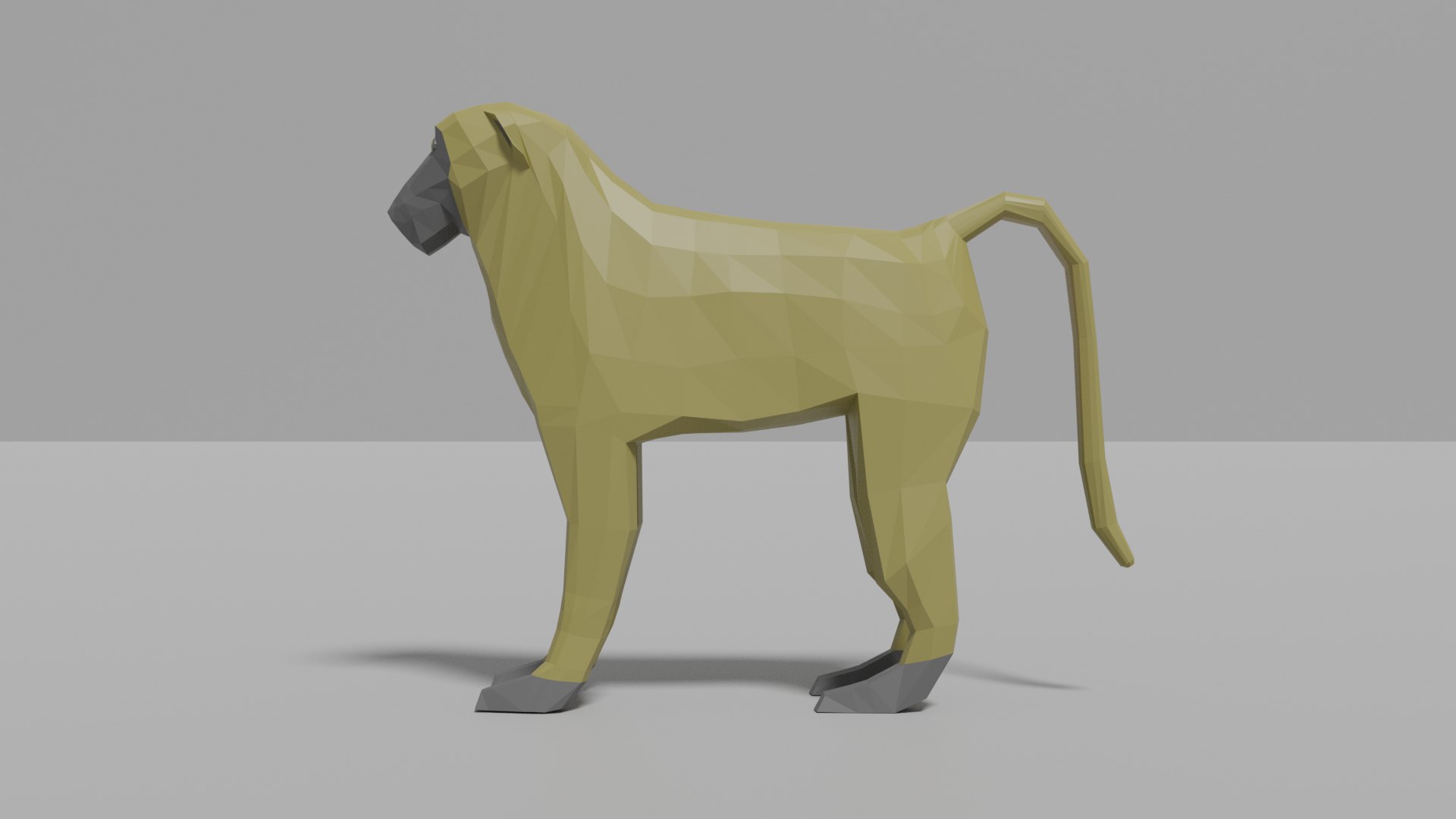 Animal Mammal Baboon 3D Model - TurboSquid 1647468