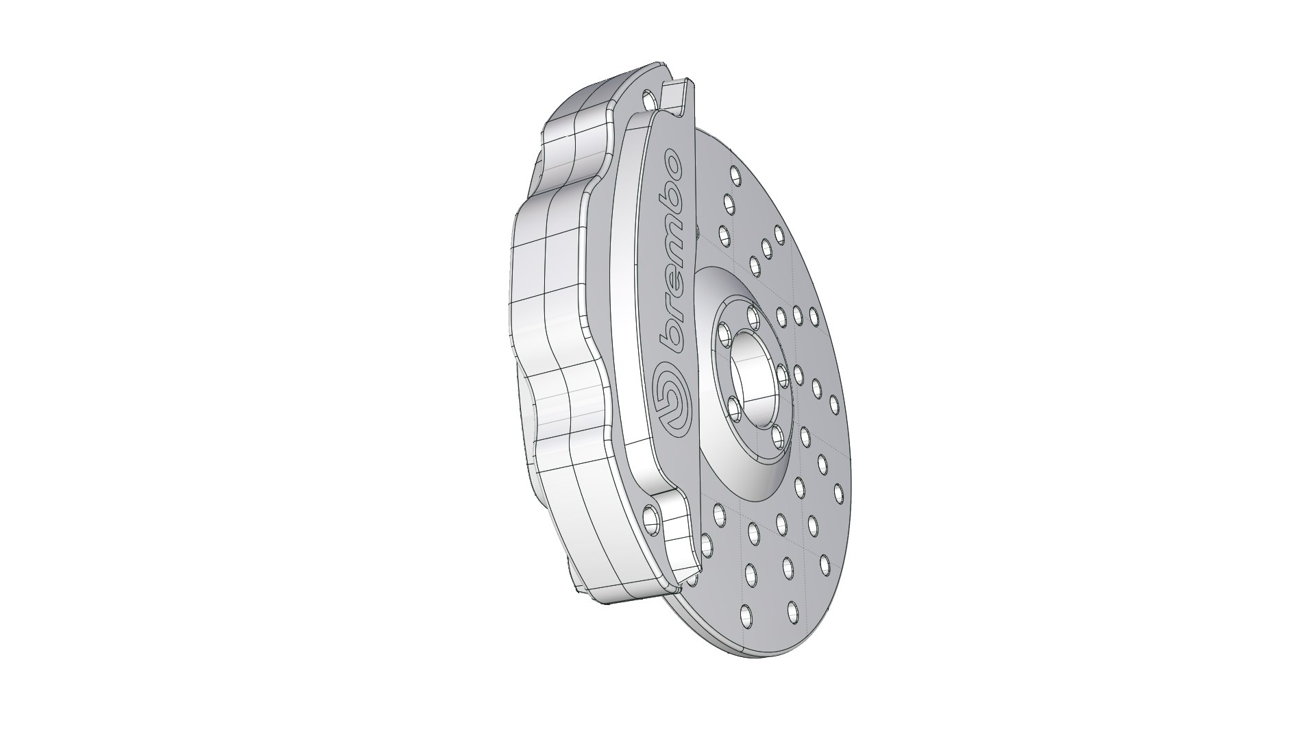 3D Brakes Car Brembo - TurboSquid 2190640
