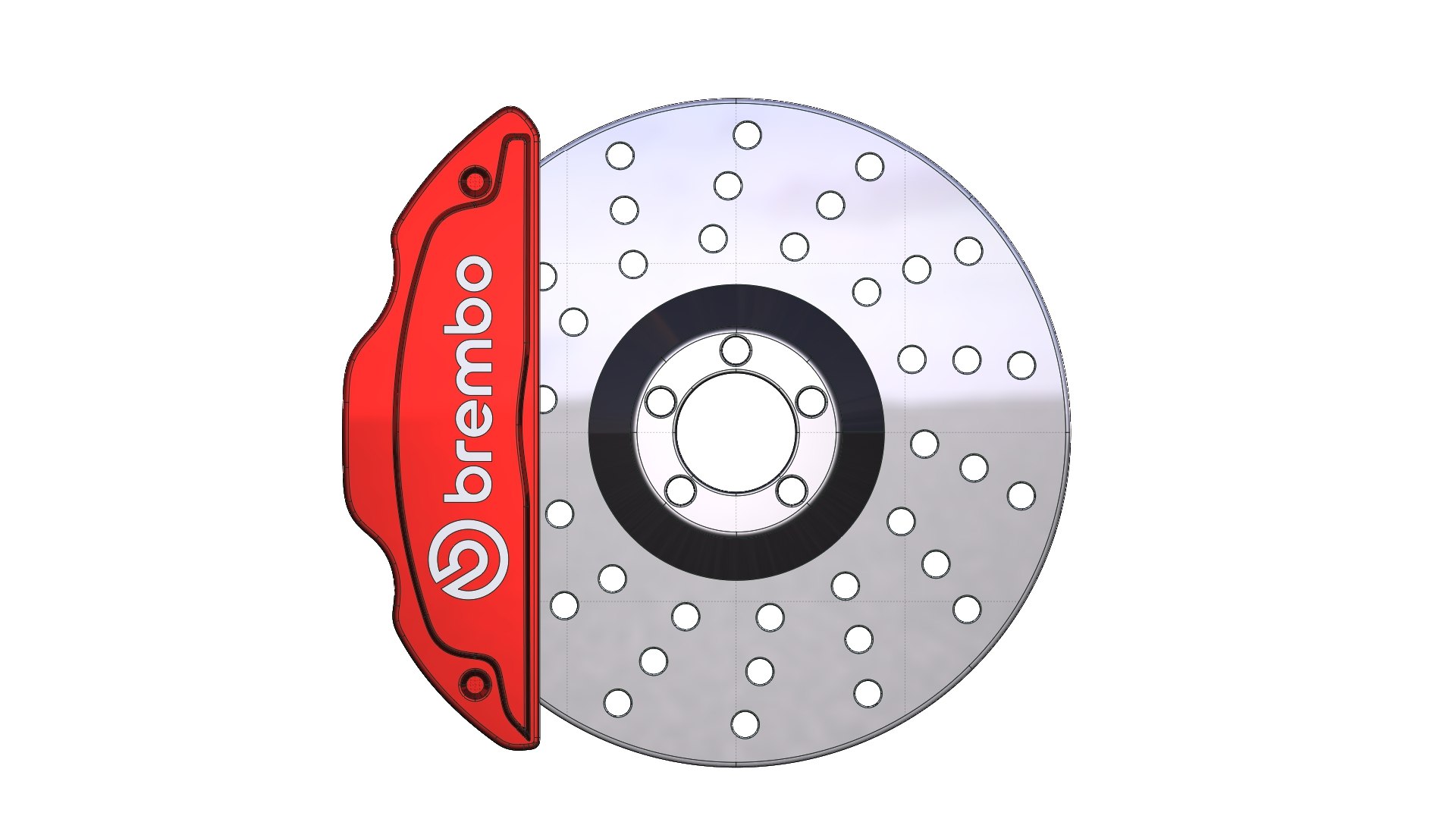 3D Brakes Car Brembo - TurboSquid 2190640