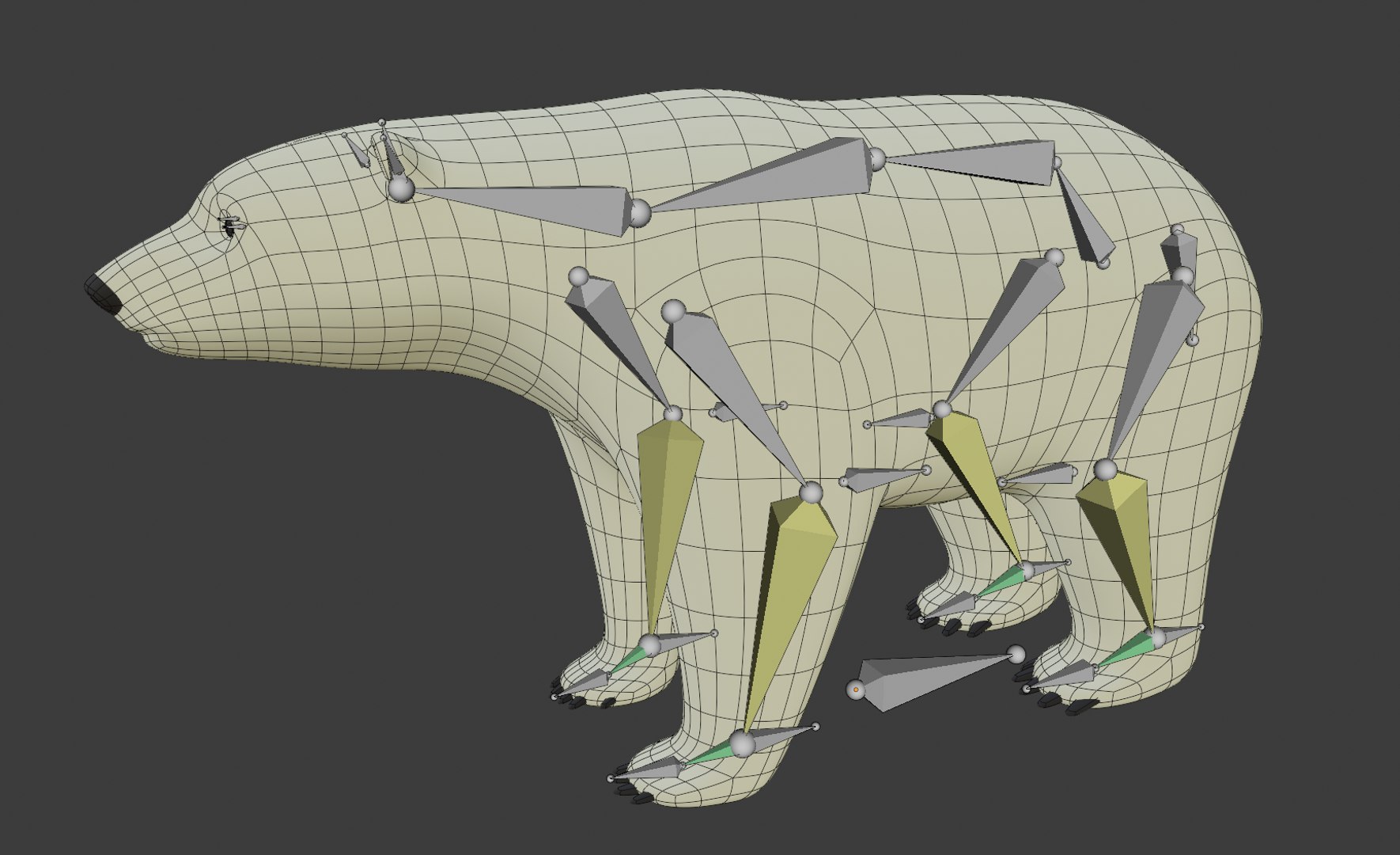 Stylized Polar Bear 3D Model - TurboSquid 1634968