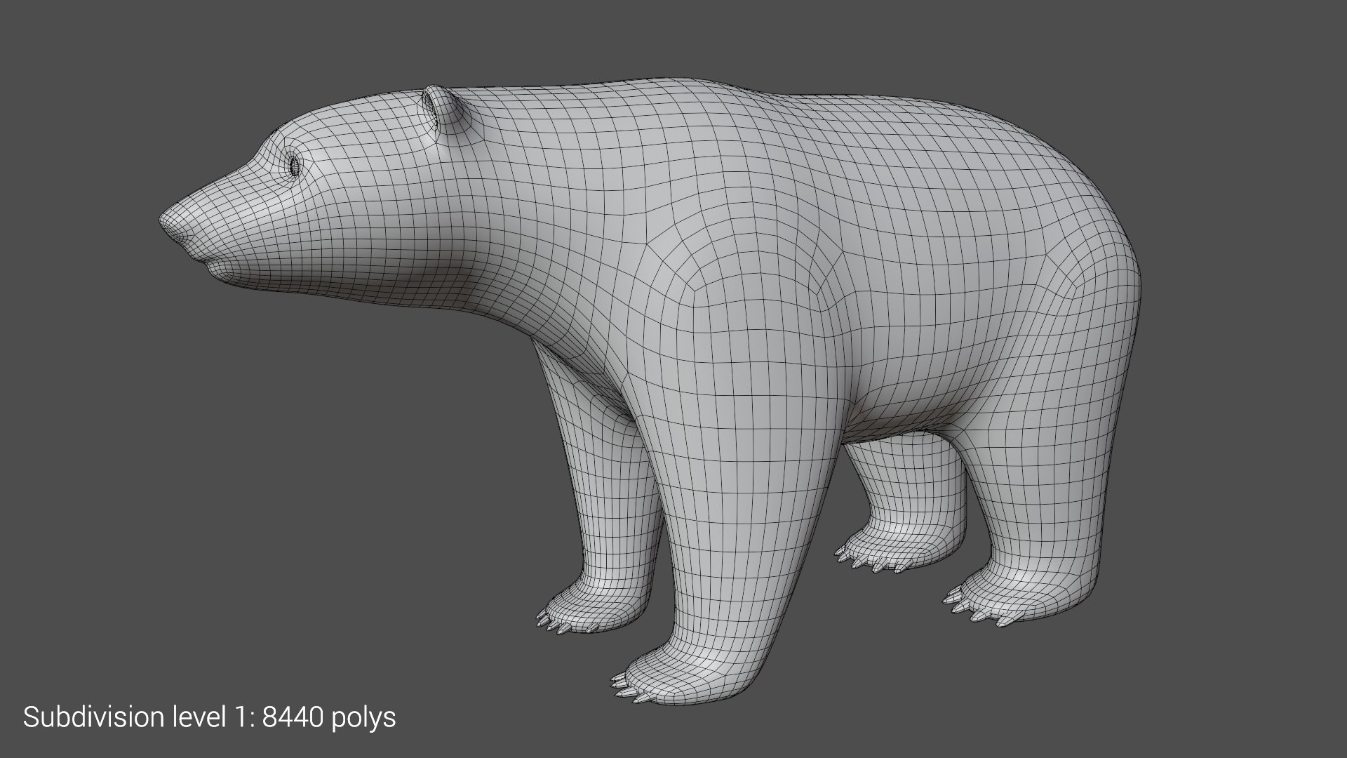 Stylized Polar Bear 3D Model - TurboSquid 1634968