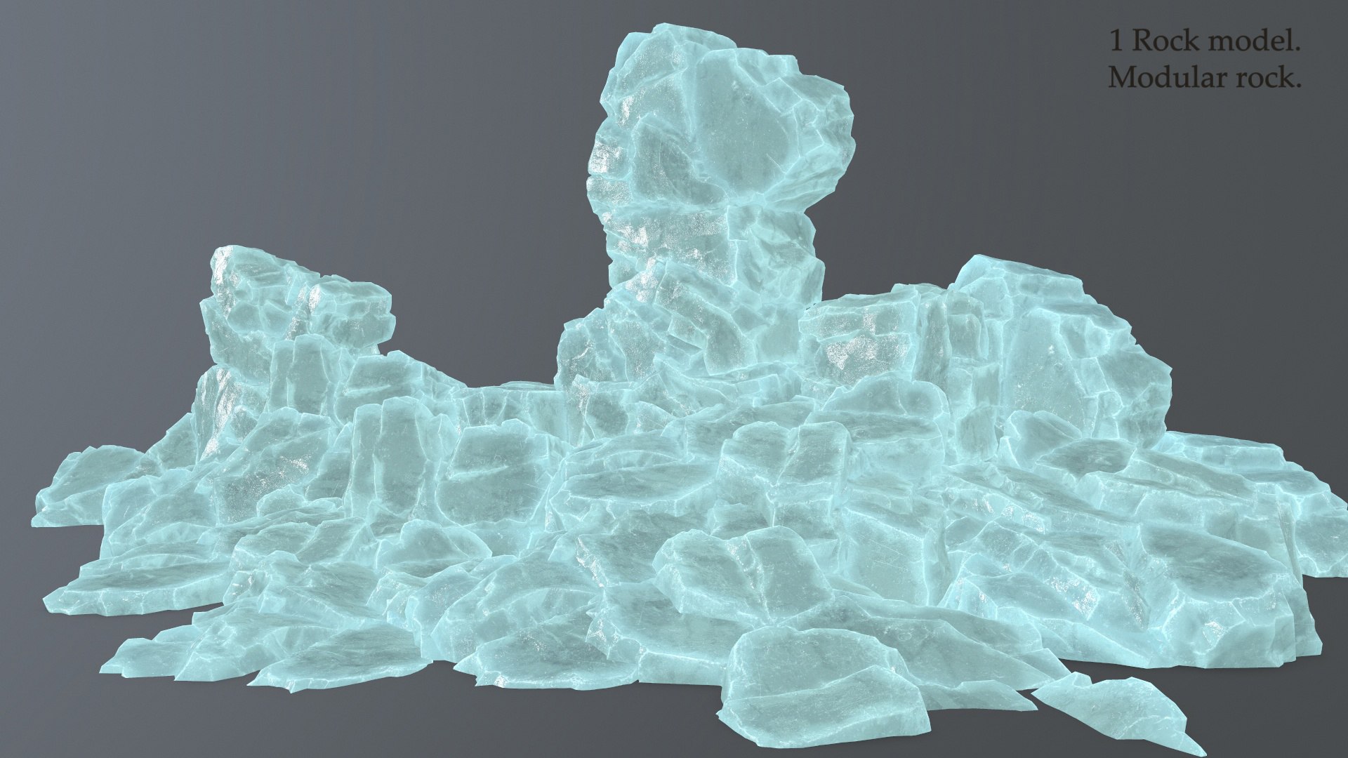Ice Rock 3D Model - TurboSquid 1992366