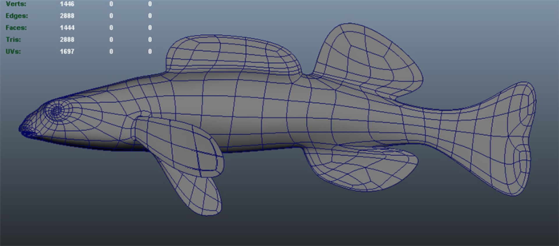 3d Fbx Percina Phoxocephala Slenderhead Darter