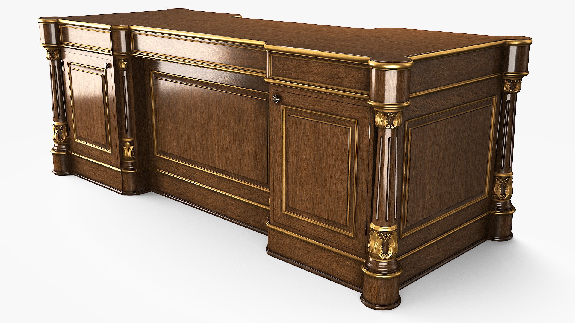 Classic Desk 8K PBR Textures 3D - TurboSquid 1928816