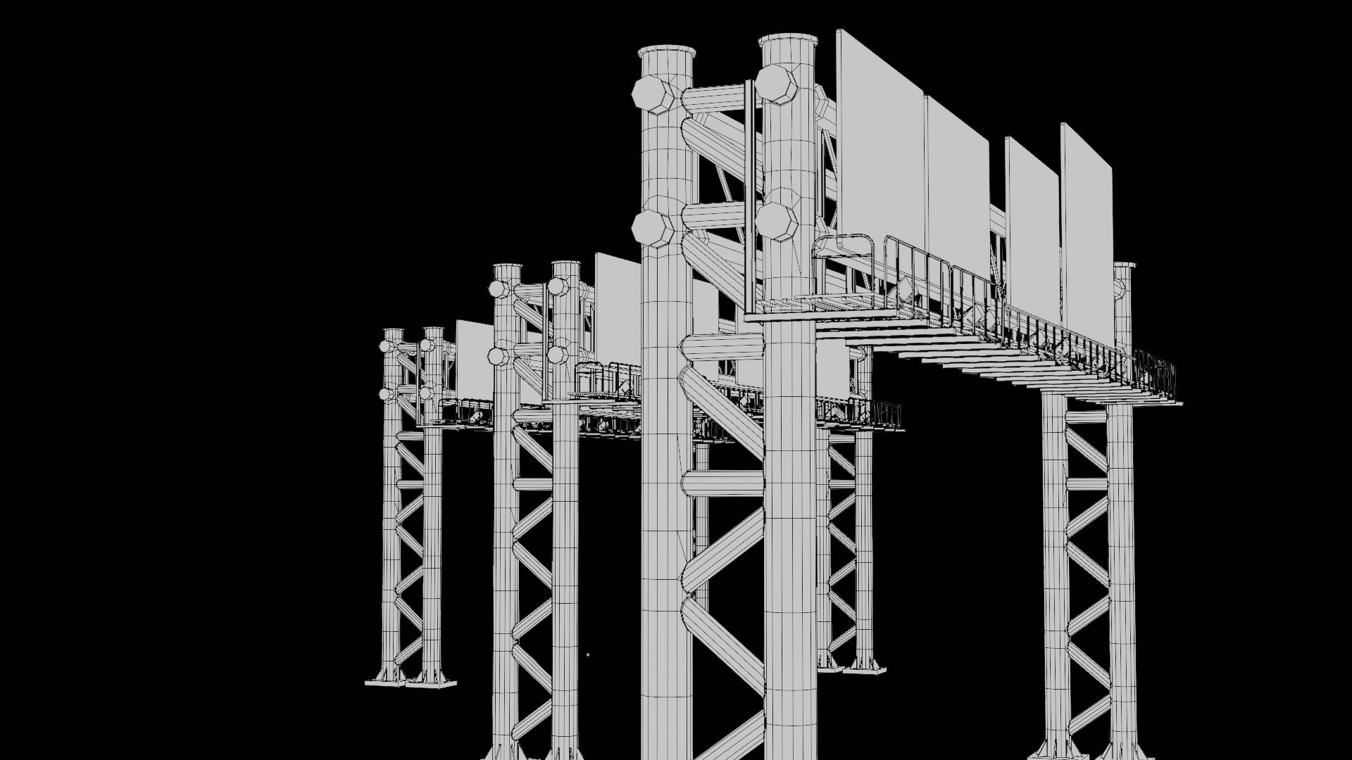 3D Highway Bypass With 4k Pbr Textures Clean Dirty Rusty - TurboSquid ...