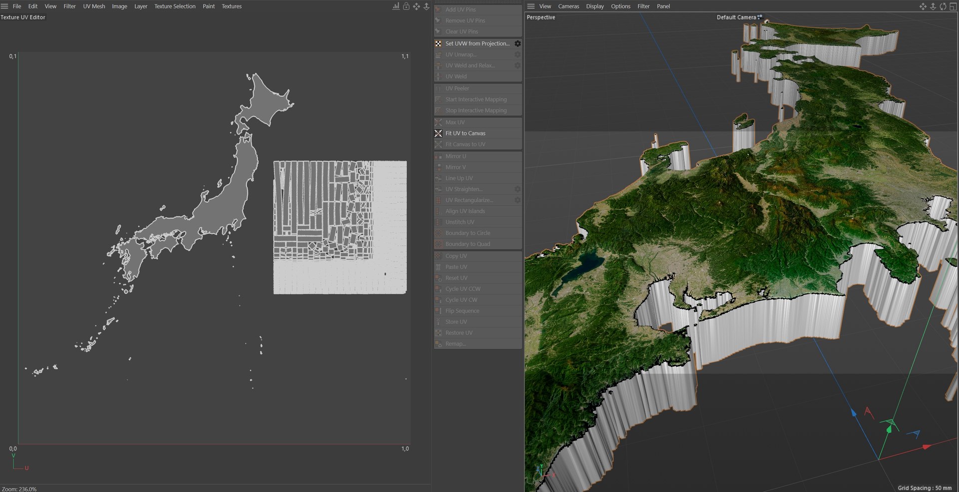 Japan Terrain Map 3D - TurboSquid 2336204