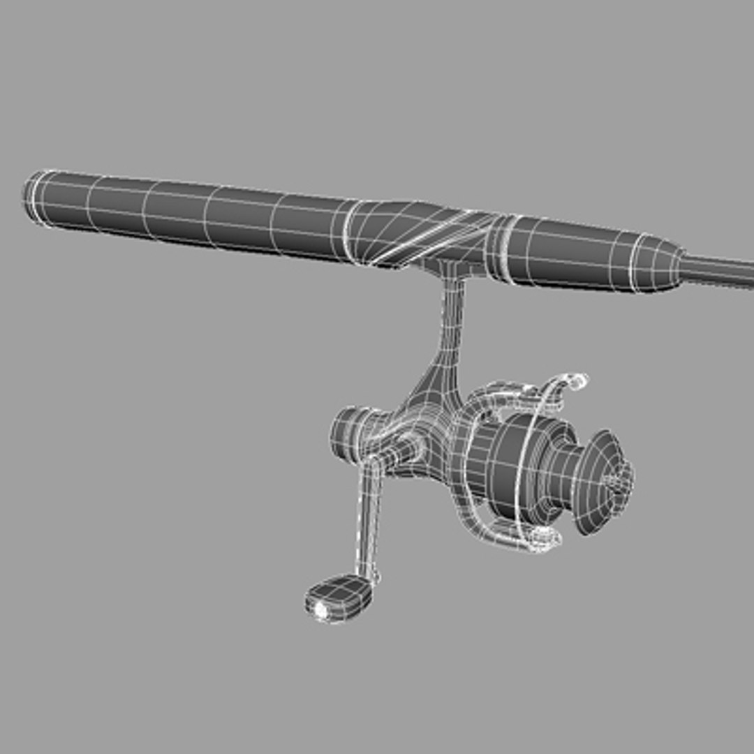 3d Fishing Rod