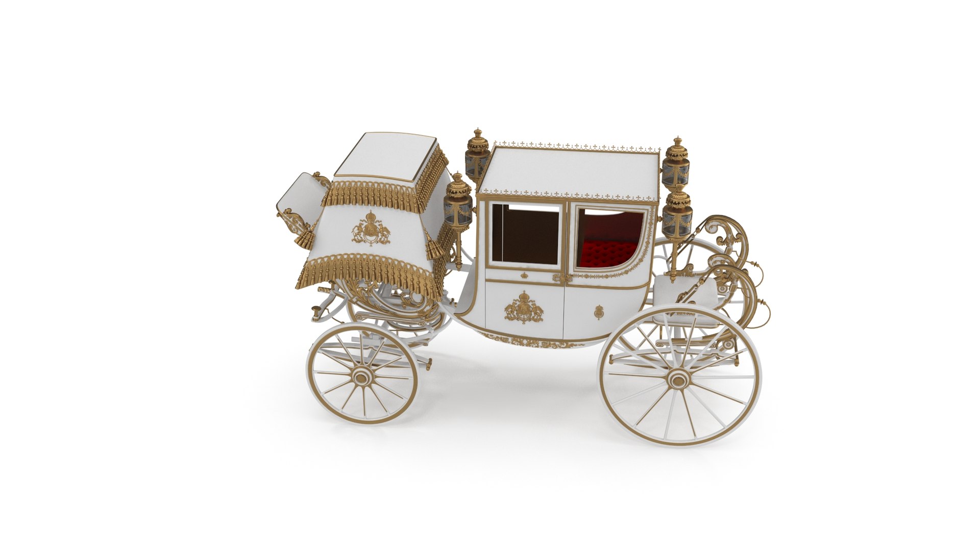 3D luxury Baroque Carriage - TurboSquid 1868787