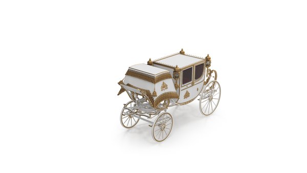 3D luxury Baroque Carriage - TurboSquid 1868787