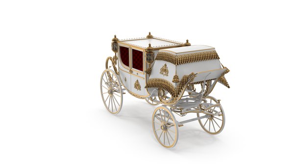 3D luxury Baroque Carriage - TurboSquid 1868787