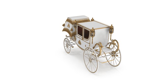 3D luxury Baroque Carriage - TurboSquid 1868787