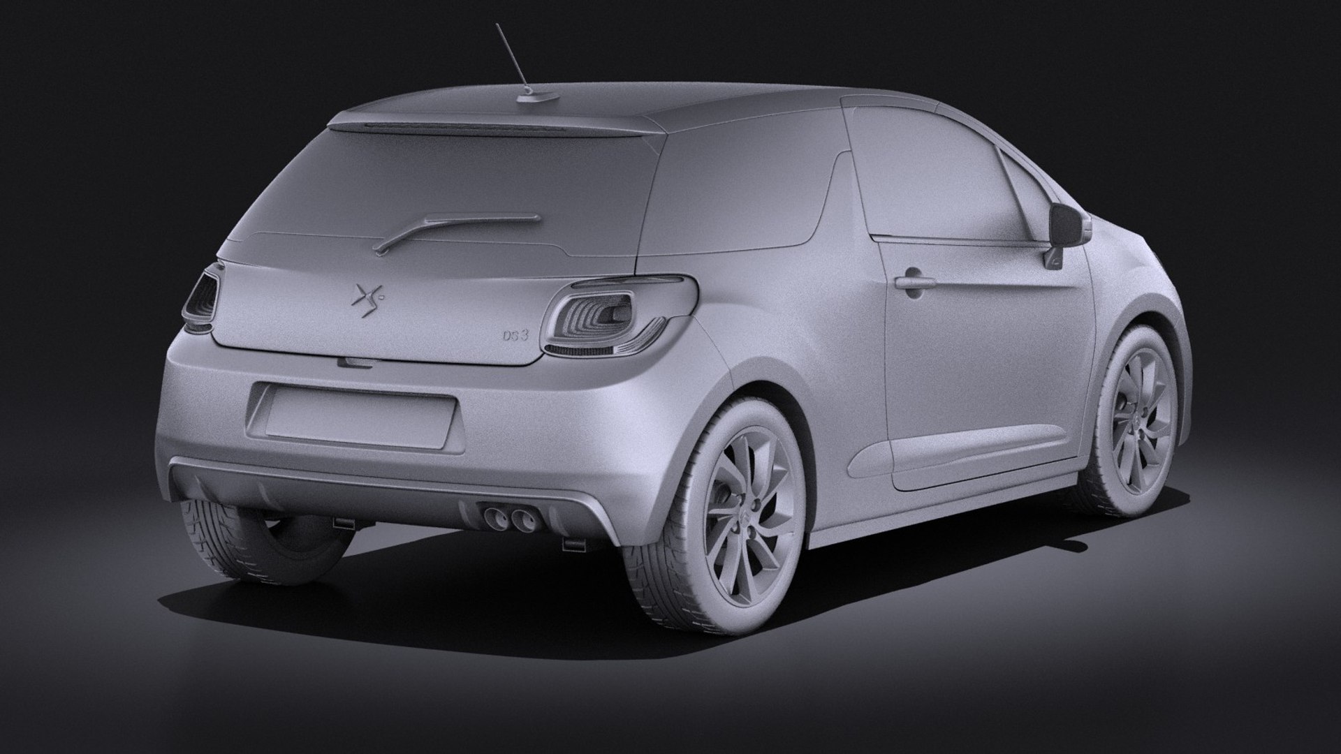 3d Citroen Ds3 2016
