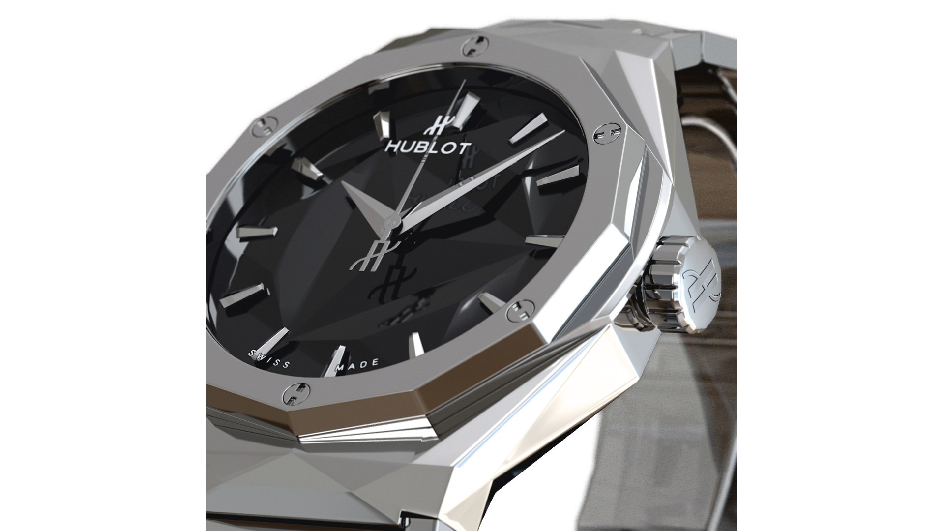 3D Model Store Display - Hublot - Orlinski Bracelet Titanium ...
