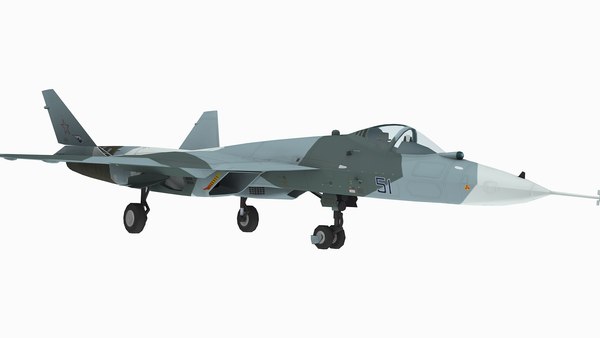 pak fa russian games 3d model