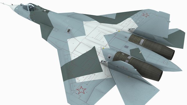 pak fa russian games 3d model
