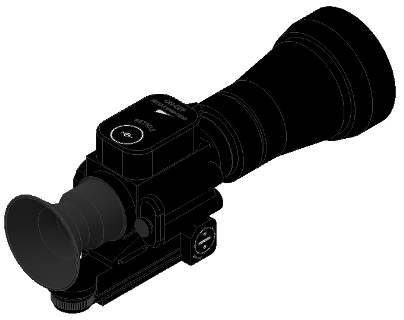 3D Night Vision Sight Model - TurboSquid 1323088