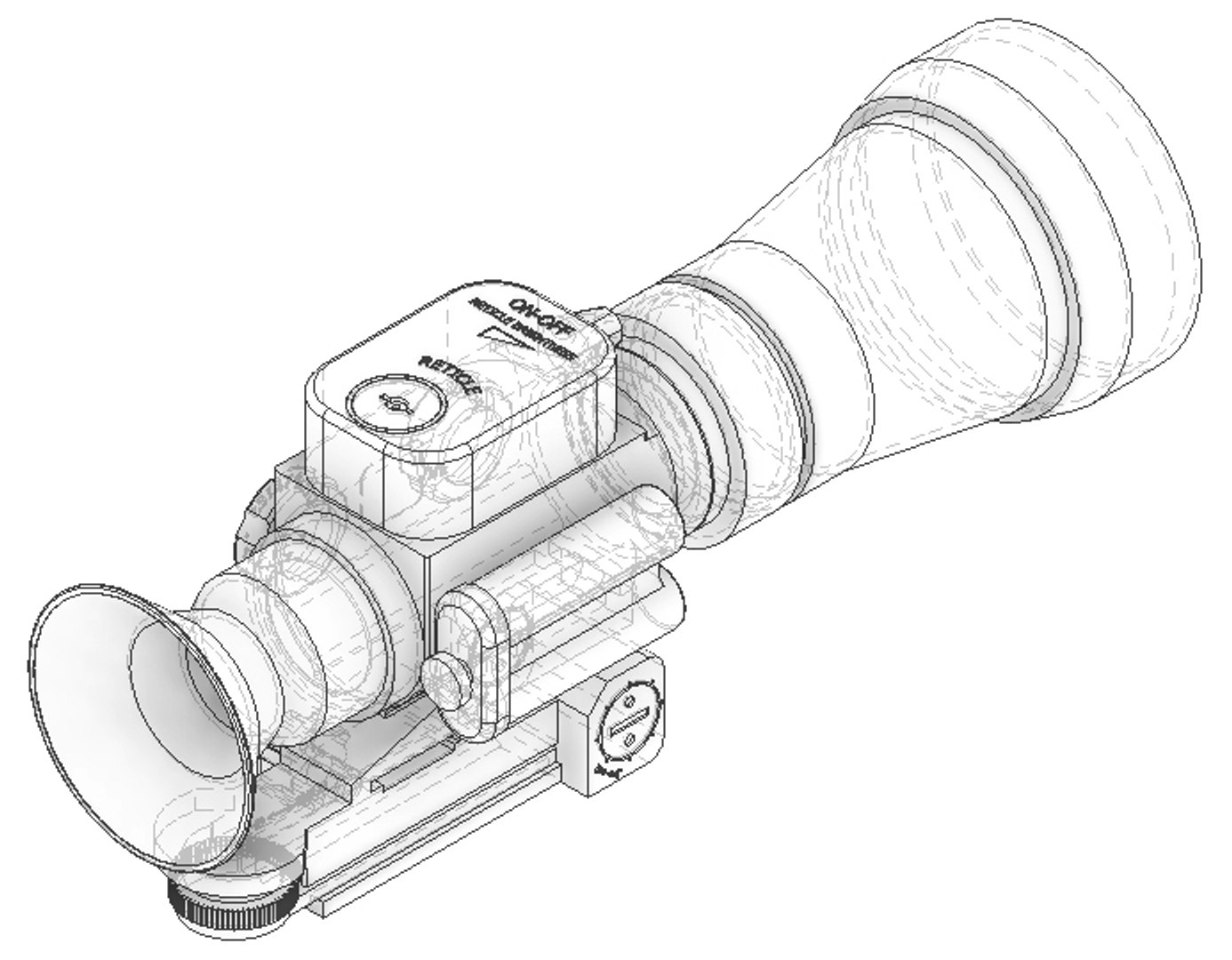 3D Night Vision Sight Model - TurboSquid 1323088
