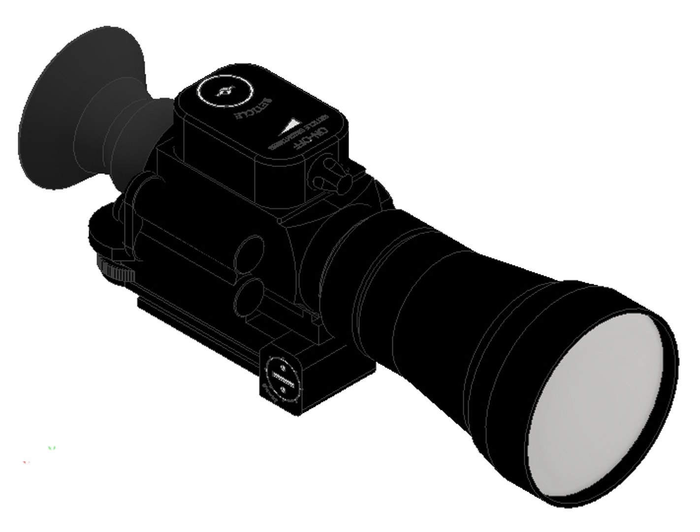 3D Night Vision Sight Model - TurboSquid 1323088