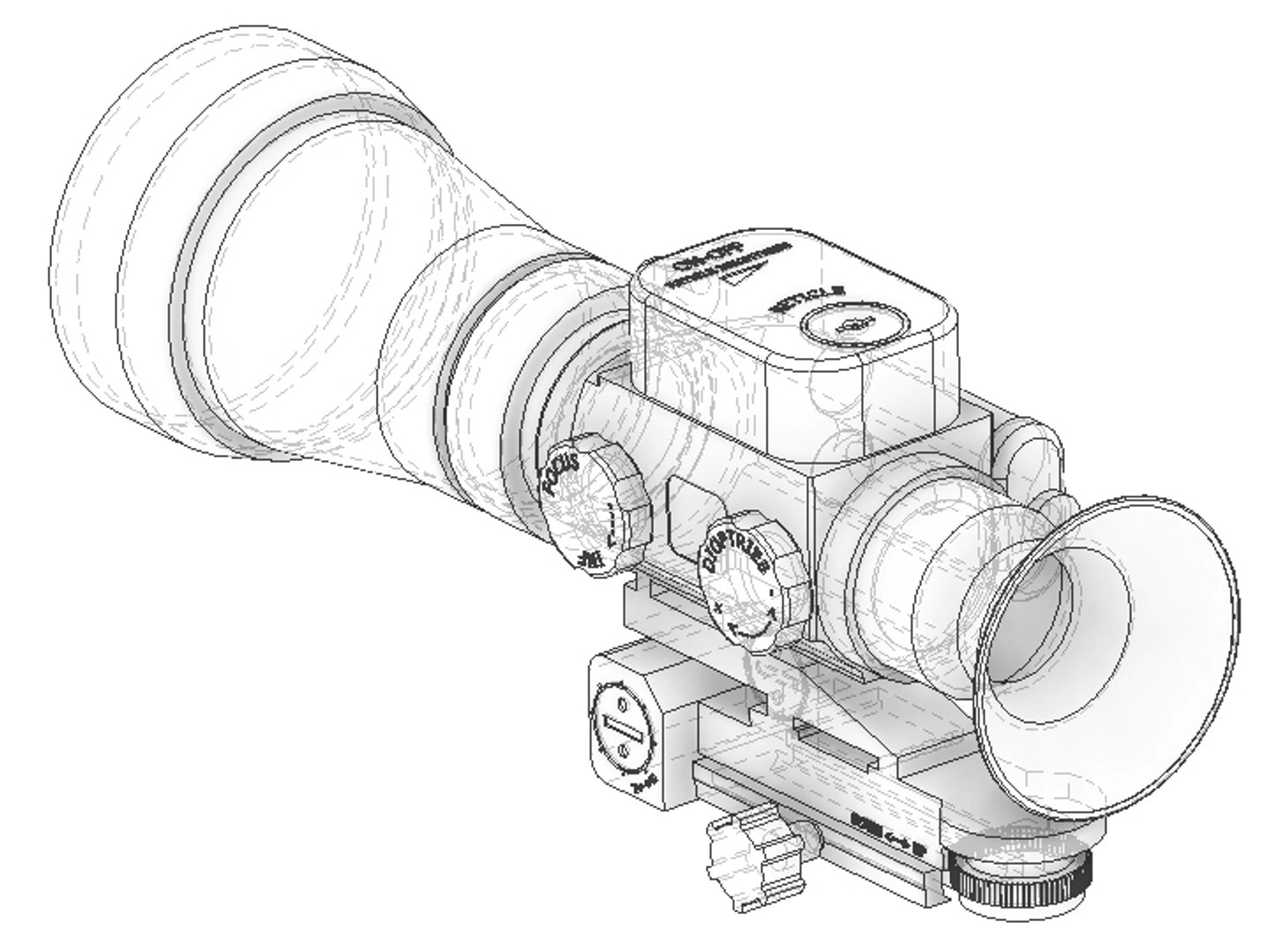 3D Night Vision Sight Model - TurboSquid 1323088