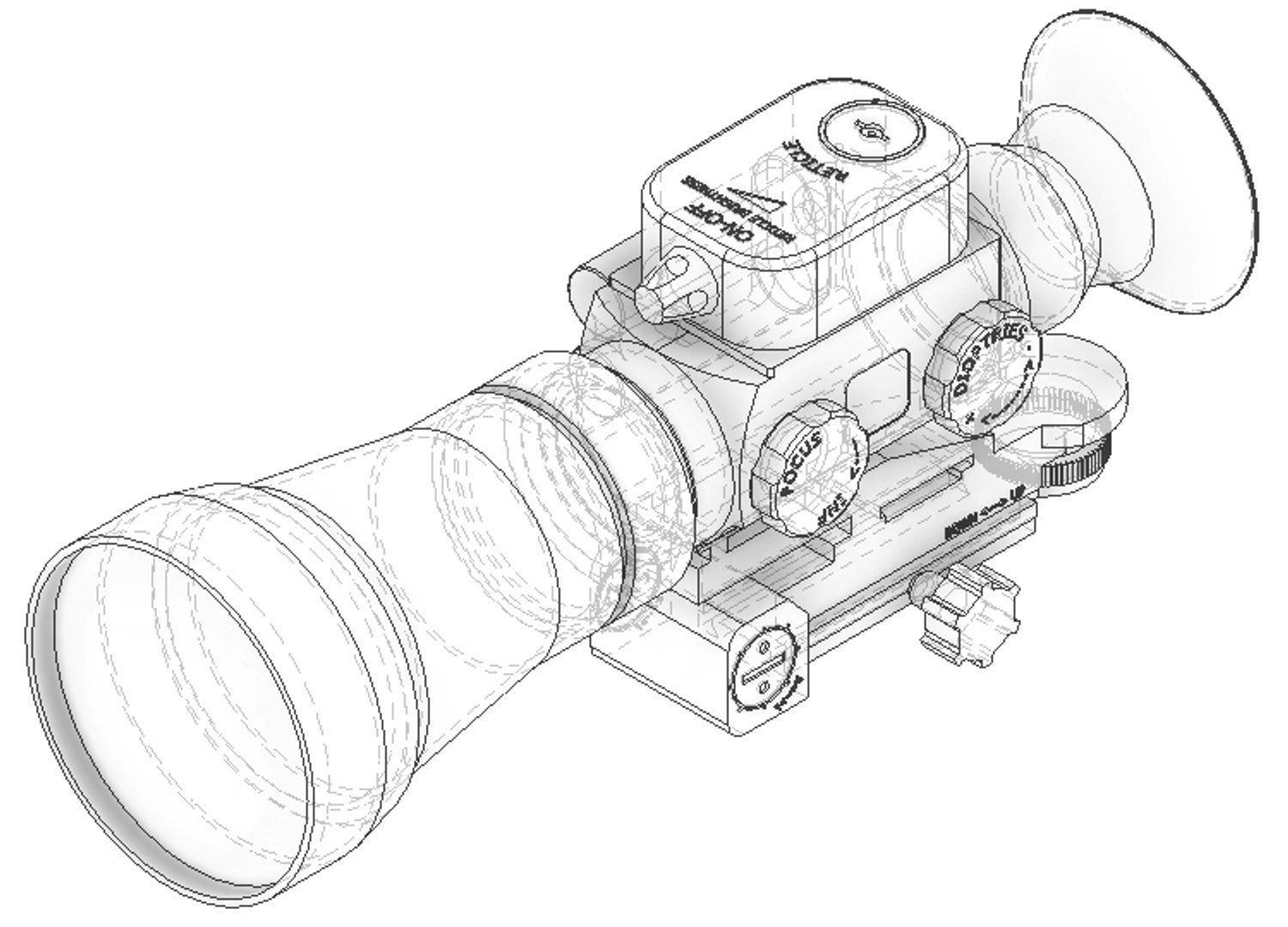 3D Night Vision Sight Model - TurboSquid 1323088
