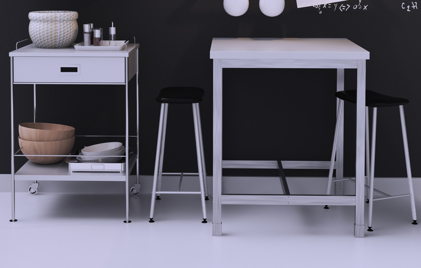 Kitchen table 3D model - TurboSquid 1209225