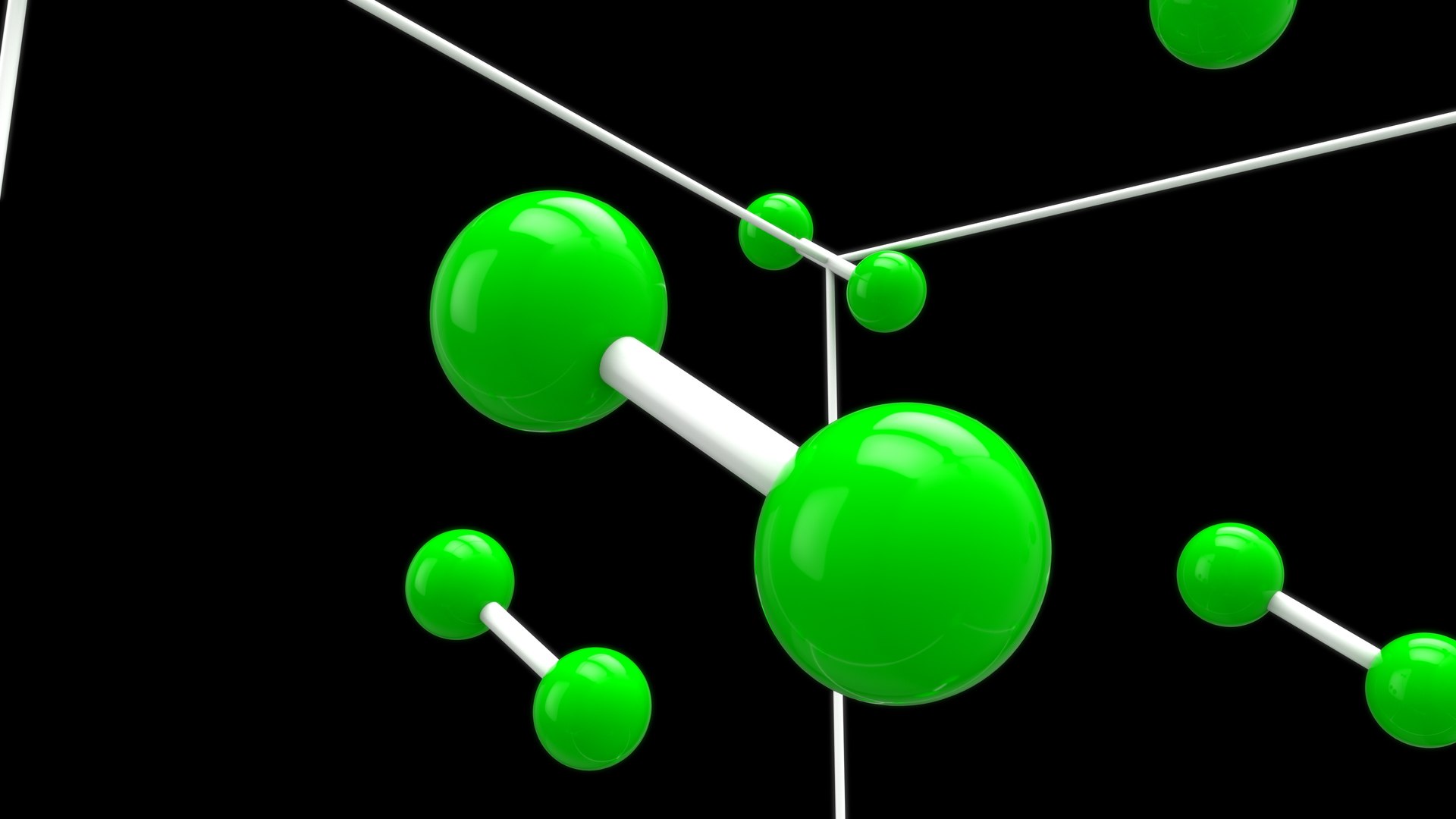 3D Chlorine Crystal Structure - TurboSquid 2331062