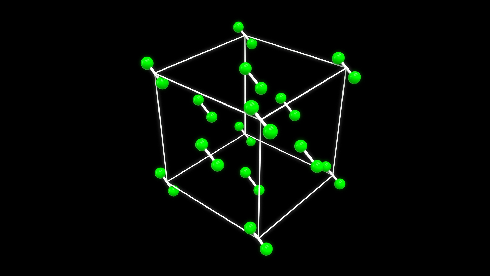 3D Chlorine Crystal Structure - TurboSquid 2331062