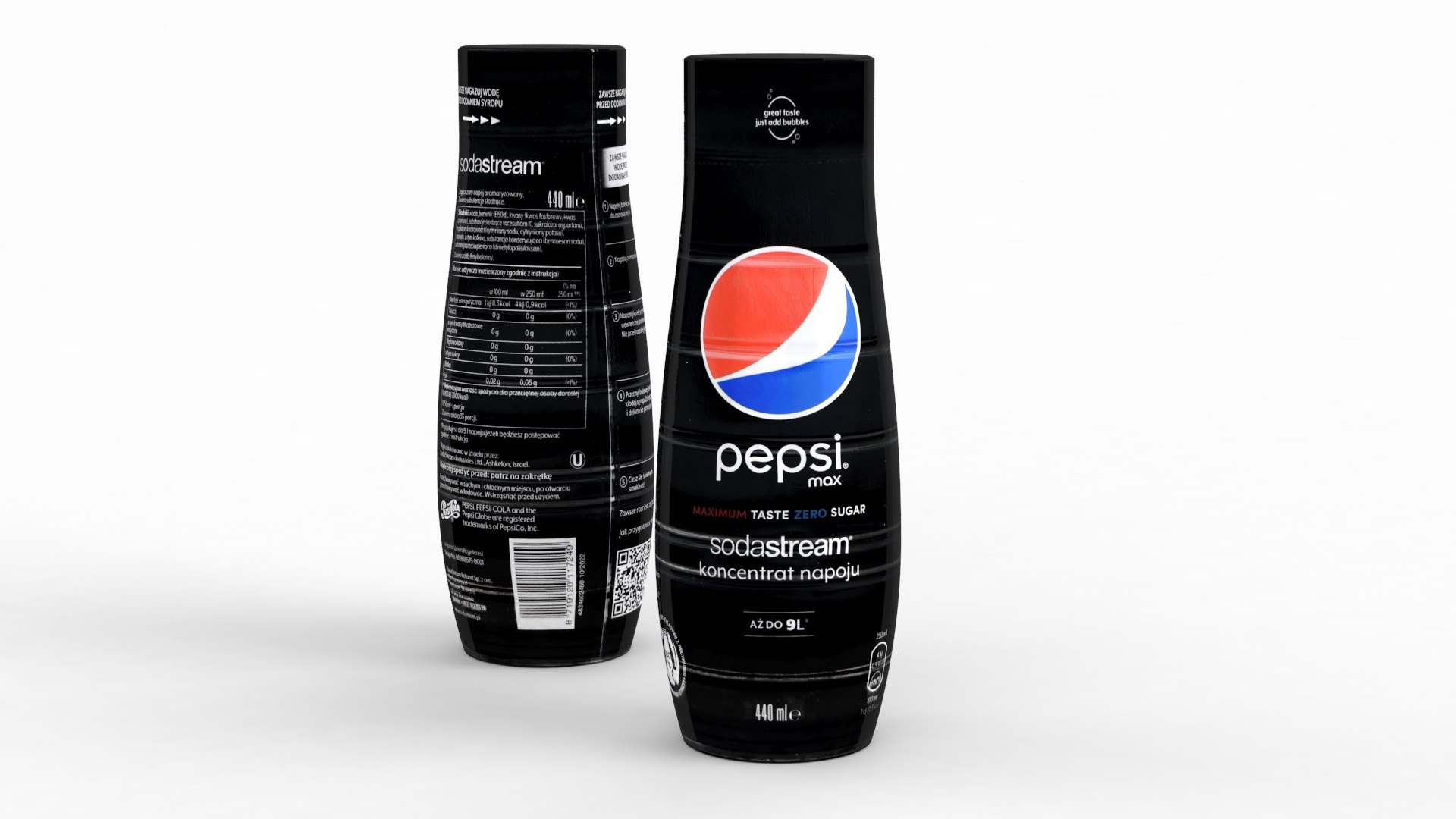 3D Model Sodastream Pepsi 440ml 2023 - TurboSquid 2120981