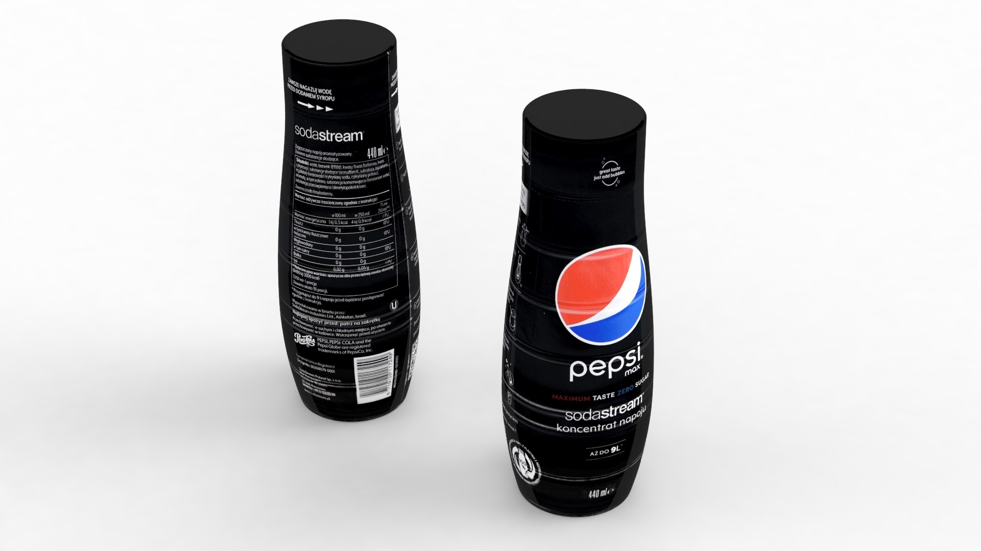 3D Model Sodastream Pepsi 440ml 2023 - TurboSquid 2120981