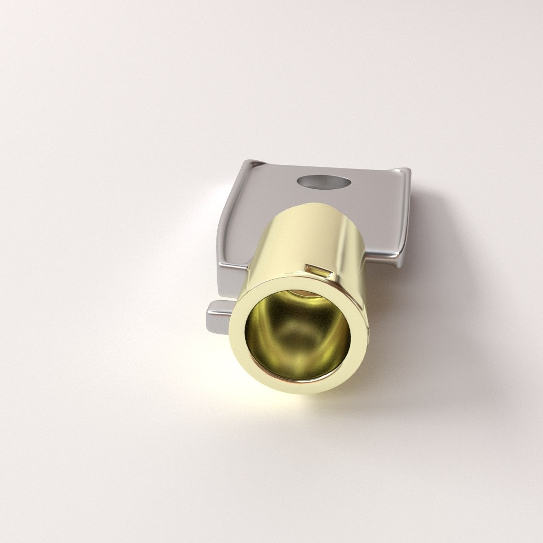 3d Model Tubular Key