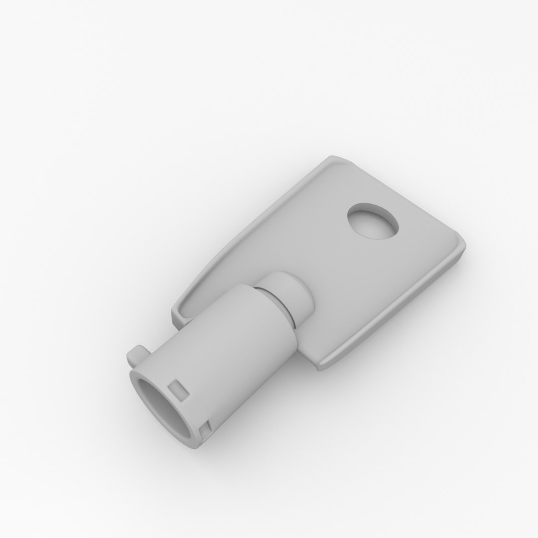 3d Model Tubular Key