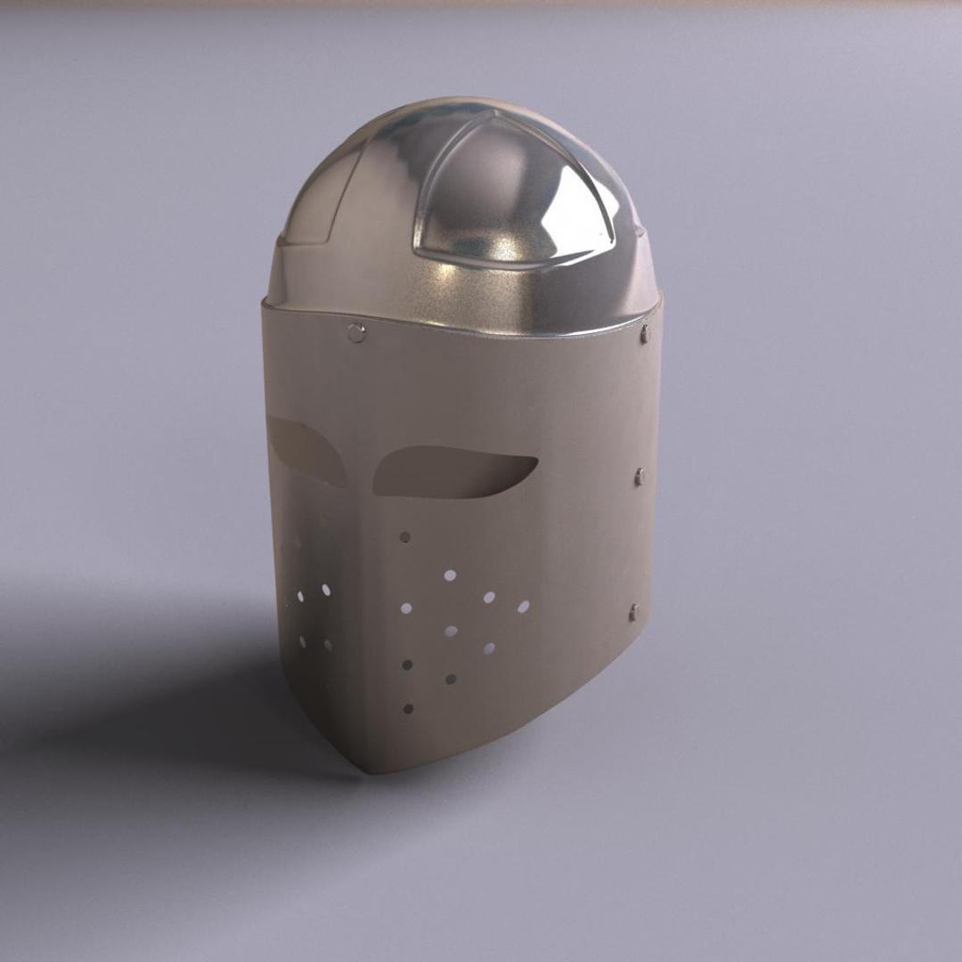 Knight Helmet 3d X