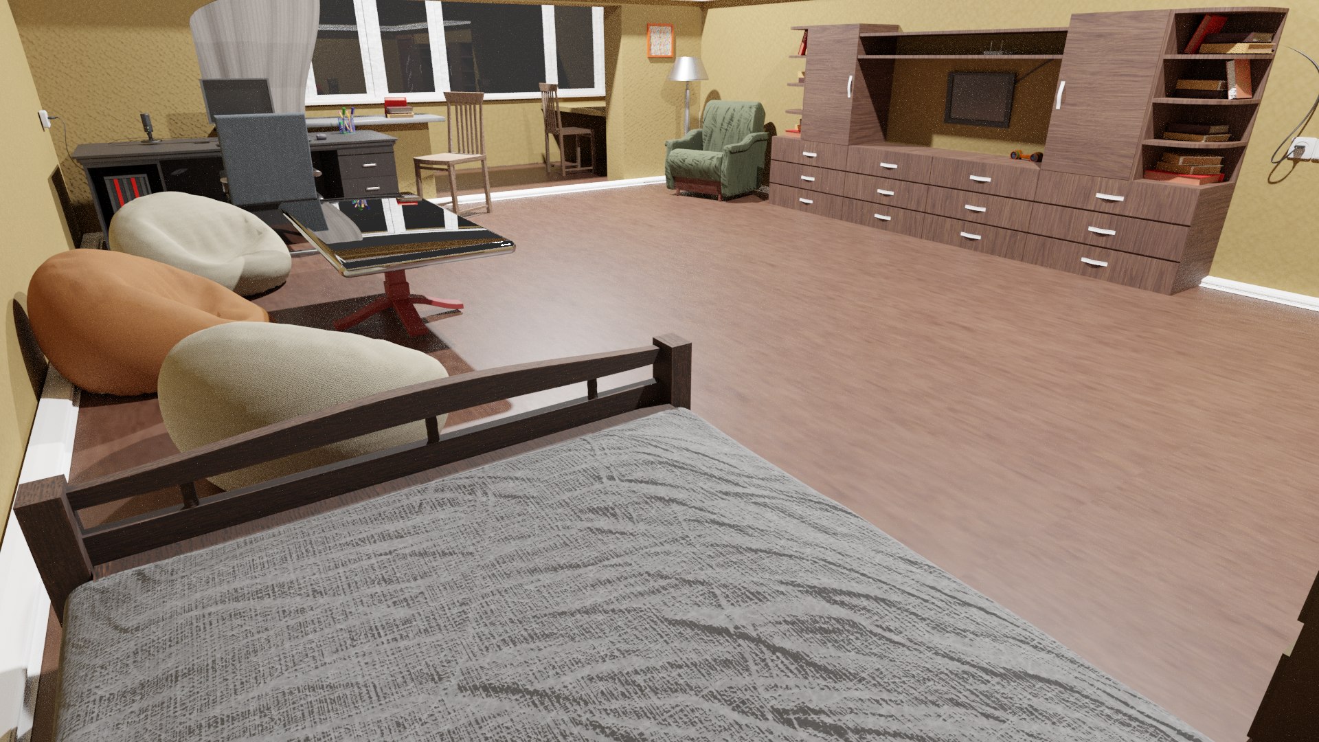 3D Model Room Interior - TurboSquid 1806537