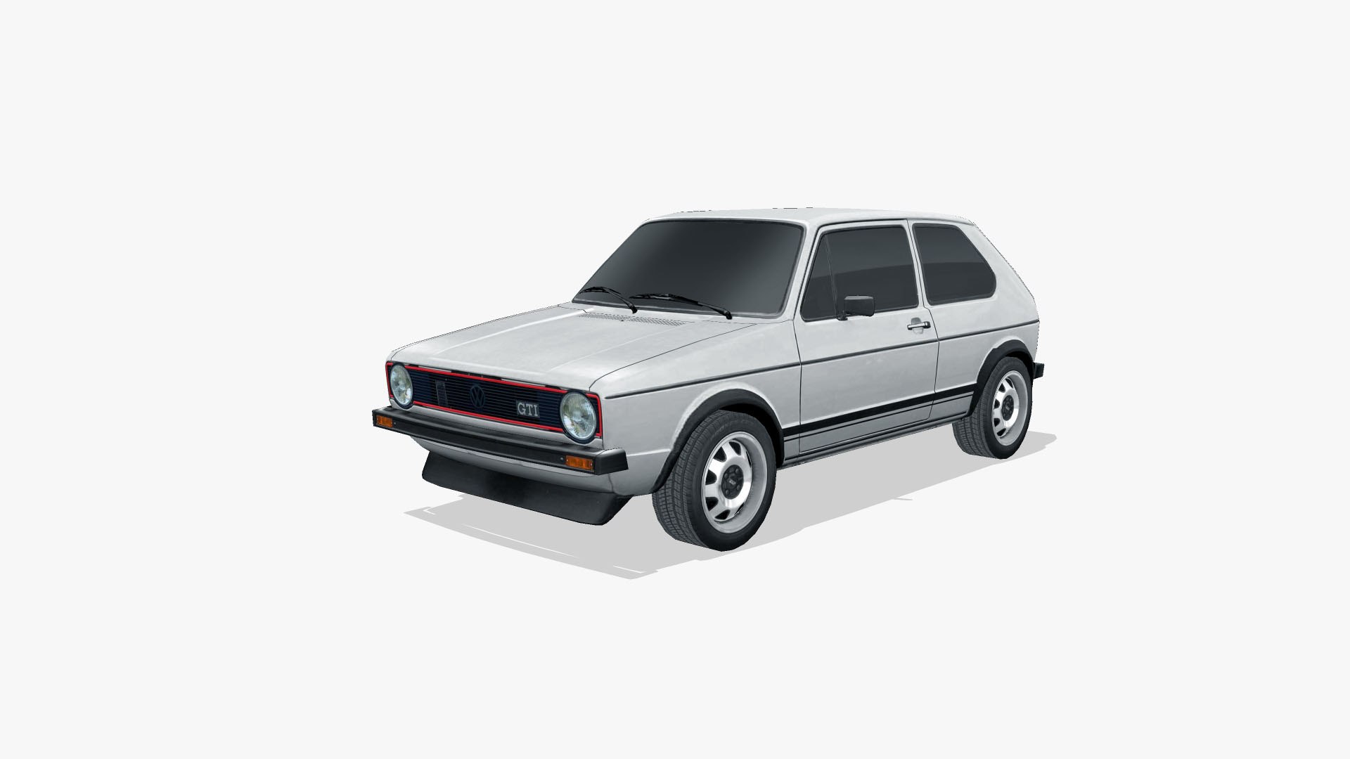 Volkswagen Golf GTI 1976 3D Model - TurboSquid 2313429