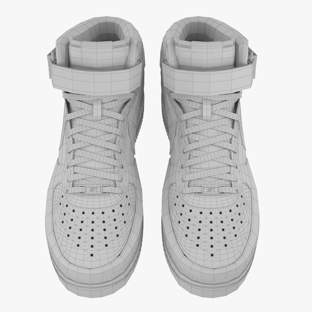 Nike Air Force 1 Model - TurboSquid 1250659